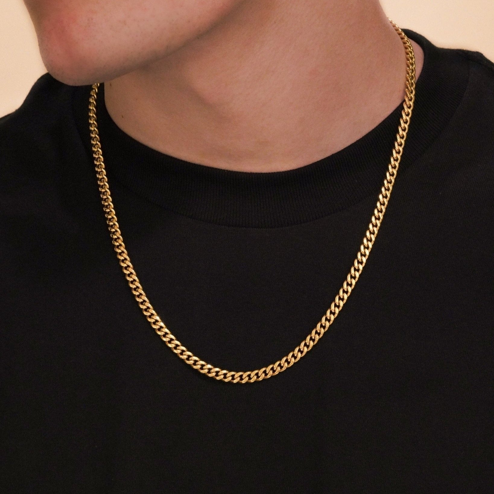 5MM Cuban Link Chain - Gold and Silver - CRNCY Jewelry